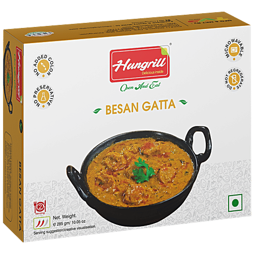 Buy HUNGRILL Besan Gatta - Made With Fresh Ingredients, Open & Eat ...