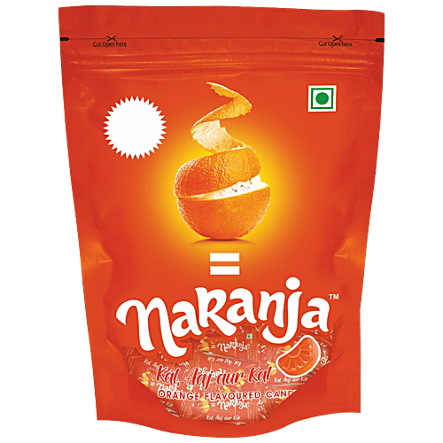 Buy DERBY Naranja Orange Flavoured Slice Candy Online at Best Price of ...