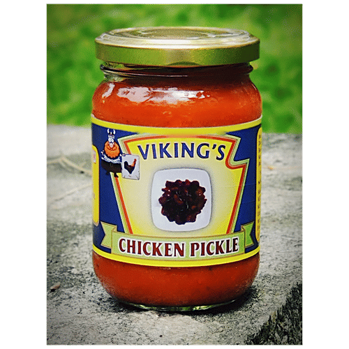 Buy Viking's Chicken Pickle - Boneless Meat, Non Vegetarian Condiment ...