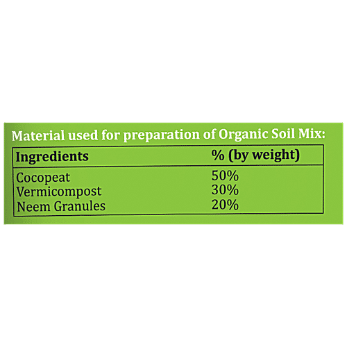 Buy Green Roots Organic Soil Mix - With Cocopeat, Vermicompost & Neem ...