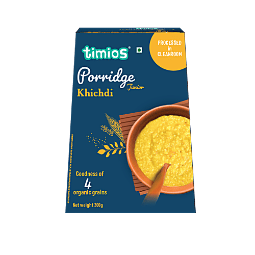 Buy Timios Porridge Junior Khichdi - Goodness Of 4 Organic Grains, Rich ...