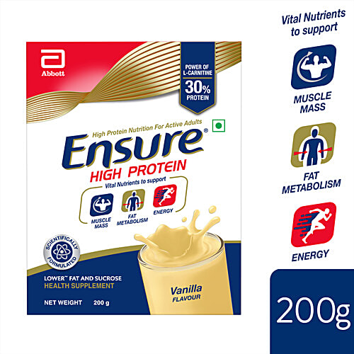 Buy Ensure High Protein Drink - For Physically Active Adults, Vanilla ...