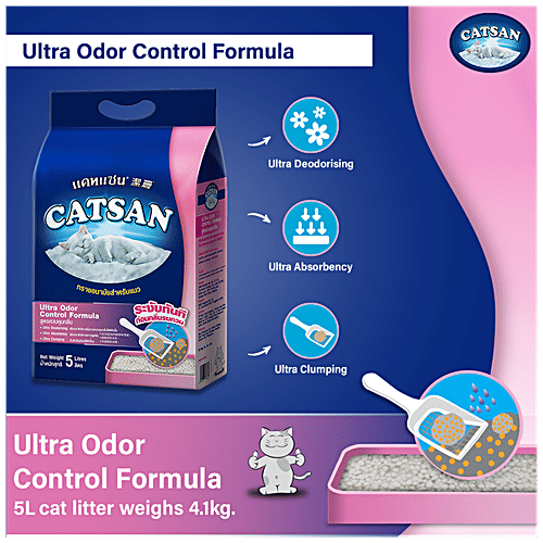 Buy Catsan Ultra Odour Control Formula - Sanitation Sand For Cats ...