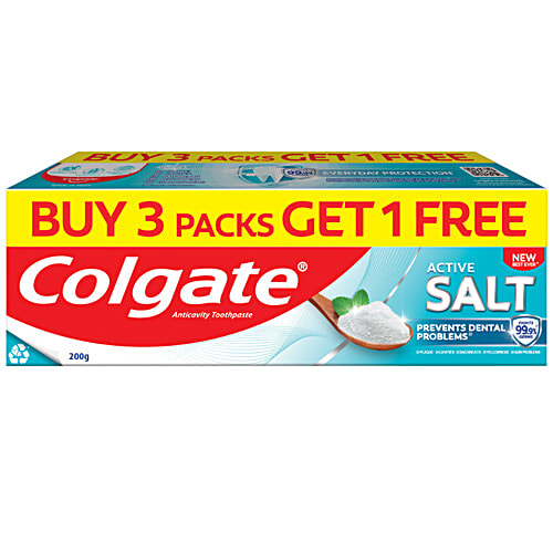 Buy Colgate Active Salt Toothpaste, Germ Fighting Toothpaste for ...