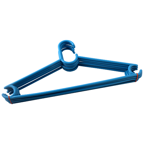 Buy Swastik Housewares Plastic Grace Hangers - Sturdy, Easy To Hang ...