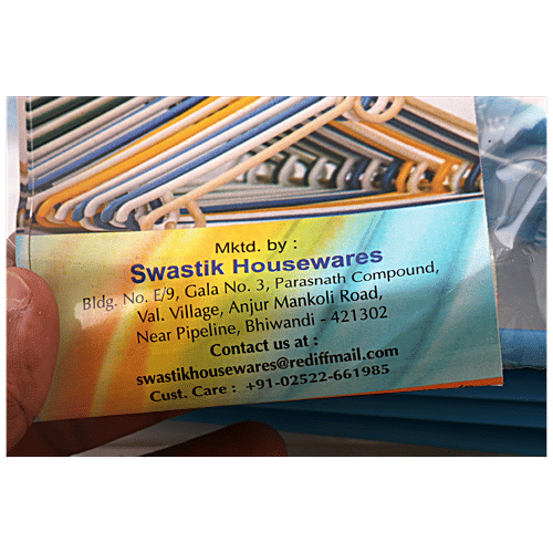 Buy Swastik Housewares Plastic Grace Hangers - Sturdy, Easy To Hang ...