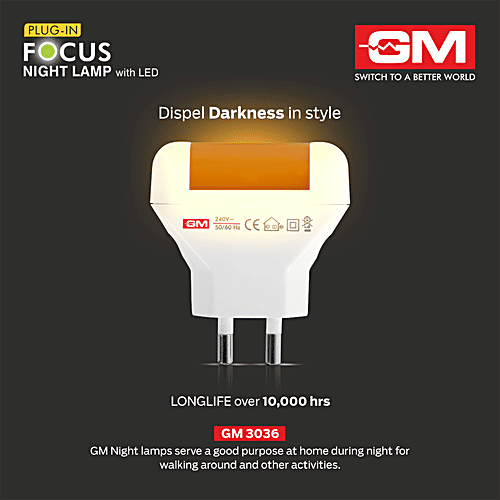 Buy GM Focus LED Night Lamp 3036 - Energy Efficient Online at Best ...