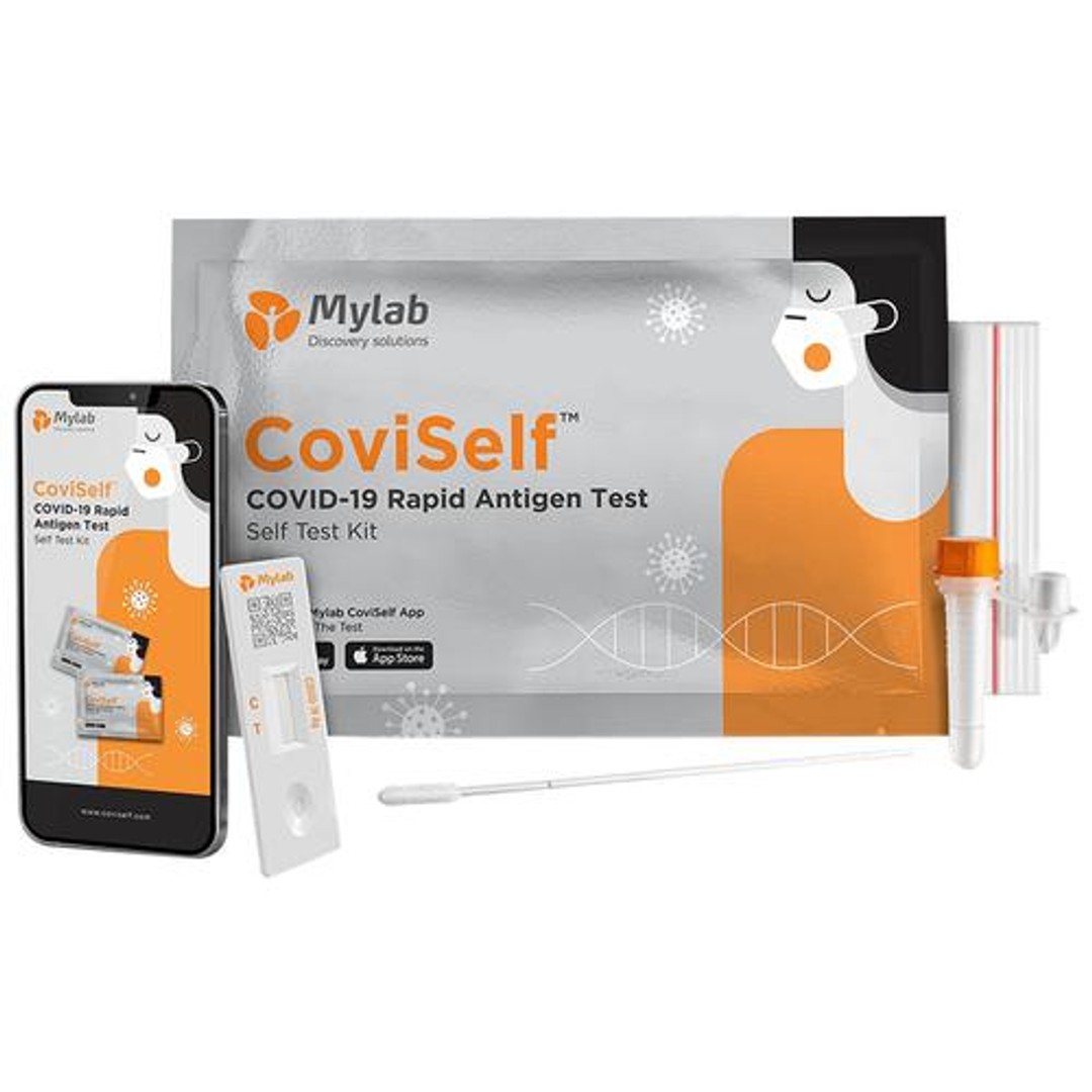 Buy Mylab CoviSelf Kit - COVID 19 Rapid Antigen Test, Single-Use, For ...