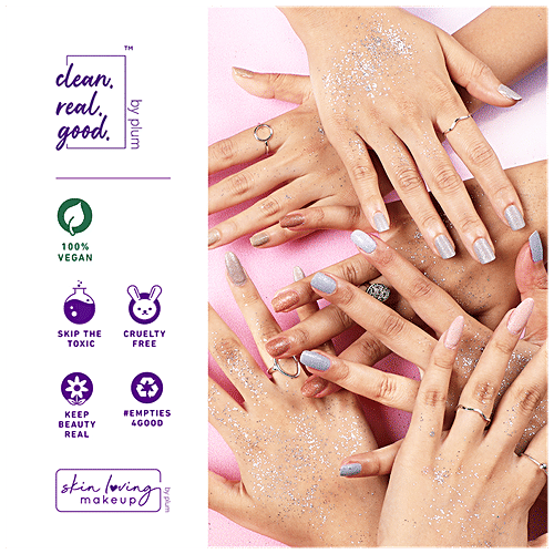 Buy Plum Color Affair Nail Polish Pixie Stardust Collection With Avocado Oil - For Smooth Finish ...