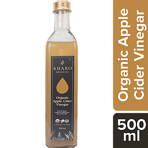 Buy Kharo Organics Apple Cider Vinegar With The Mother - Fibre Rich ...