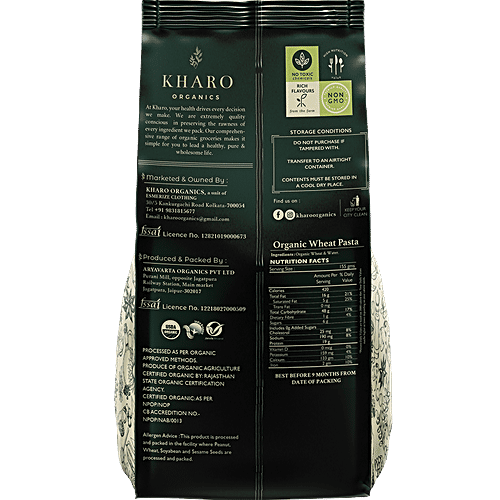 Buy Kharo Organics Wheat Pasta - Penne, Wholesome, Rich In Protein ...