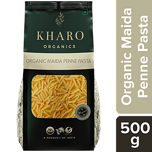 Buy Kharo Organics Maida Pasta - Penne, Wholesome Online at Best Price ...