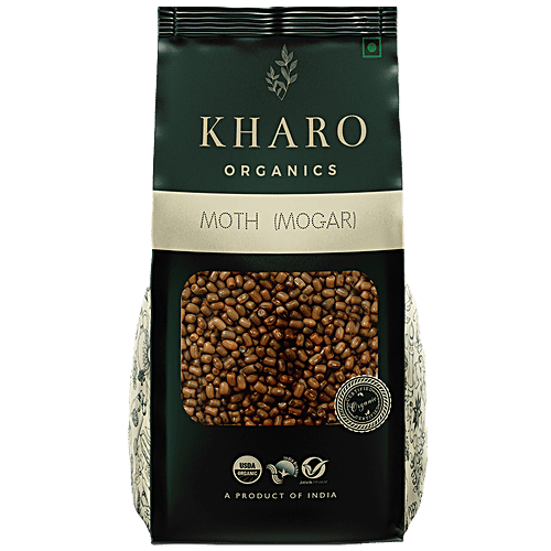 Buy Kharo Organics Moth/Mogar/Matki - Rich In Dietary Fibre, Protein ...