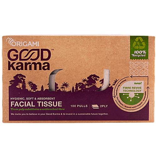Buy Origami Good Karma Facial Tissues - 2 Ply Online at Best Price of ...