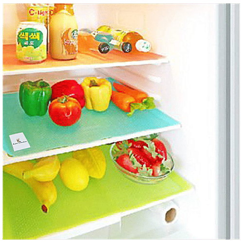 Buy Kuber Industries PVC Refrigerator/Fridge Drawer Mat Set - Easy To ...