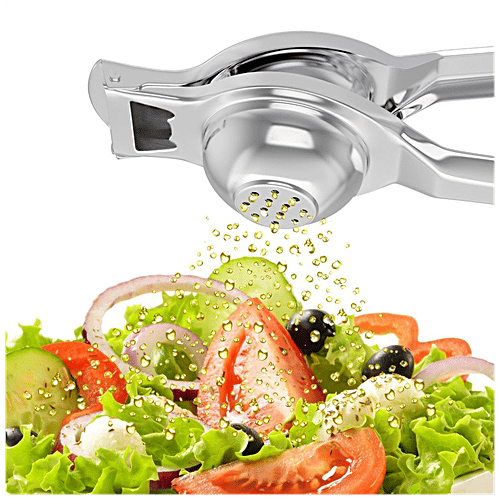 Buy Kuber Industries Stainless Steel Lemon Squeezer - With Attached ...