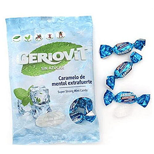 Buy Geriovit Super Strong Mint Candy - Sugar & Lactose Free, Rich In ...