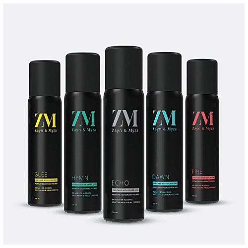 Buy ZM Zayn & Myza Echo No Alcohol Body Spray - For Men, Long Lasting ...