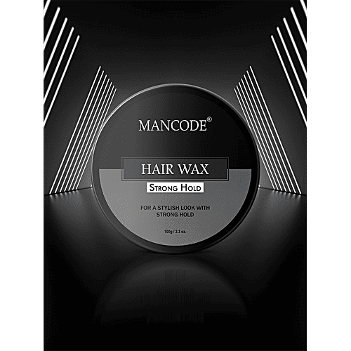 Buy Mancode Strong Hold Hair Wax - Intense Nourishment, Non-Sticky Formula, For Long-Lasting ...
