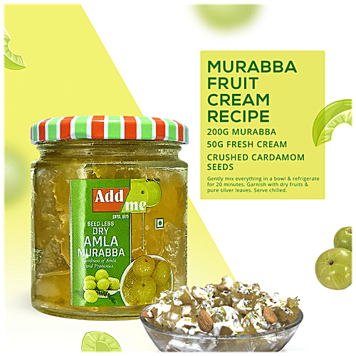 Buy Add Me Seedless Dry Amla Murabba - Goodness Of Probiotics, Handmade ...