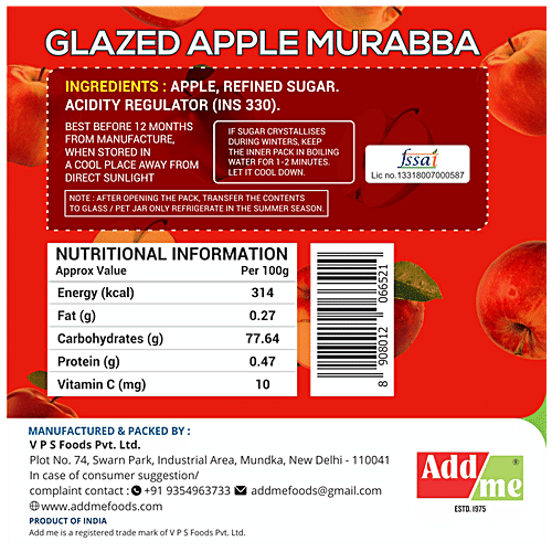 Buy Add Me Apple Murabba - Glazed, Handmade, Healthy & Delicious Online ...