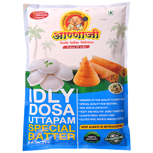 Buy AANNAJI Idly Dosa Uttapam Special Batter - Natural & Healthy ...