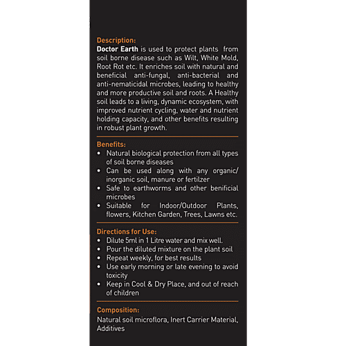 Buy IFFCO Urban Gardens Dr Earth Soil Disease Management - Enriches With Anti-Bacterial & Anti ...