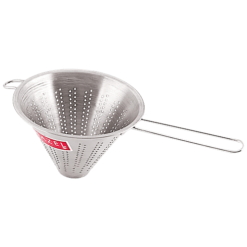 Buy HAZEL Stainless Steel Rice Strainer/Colander With Handle - 20 cm ...