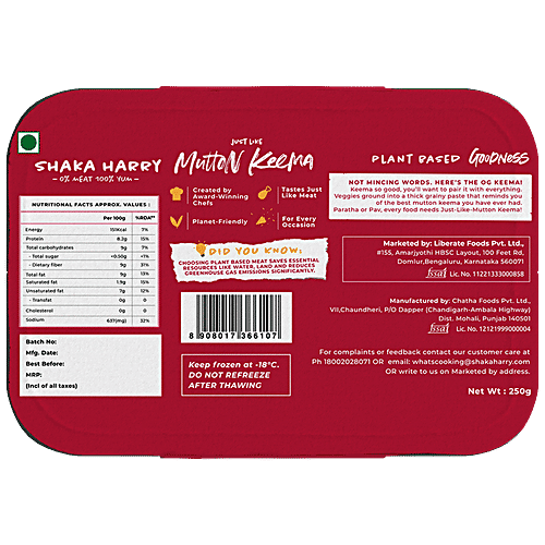 Buy Shaka Harry Just Like Mutton Keema - Plant Based Meat, Vegan Online ...