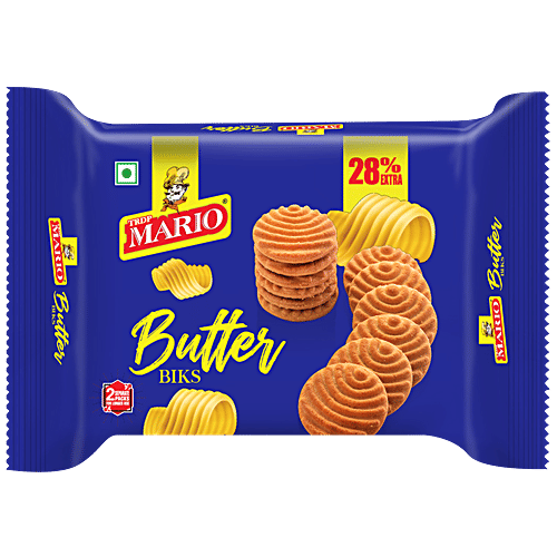 Buy MARIO Butter Biks Cookies - Oven Fresh, Perfect With Tea/Coffee ...