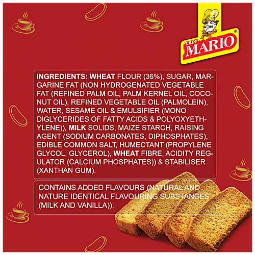 Buy MARIO Mario Premium Cake Rusk 210g Online at Best Price of Rs 70 ...
