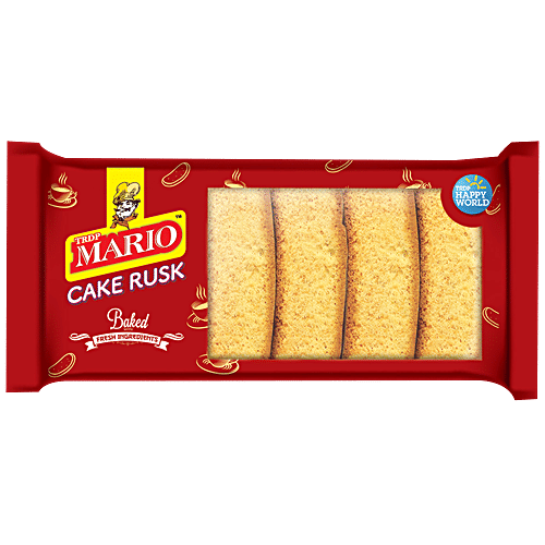 Buy MARIO Mario Premium Cake Rusk 210g Online at Best Price of Rs 70 ...
