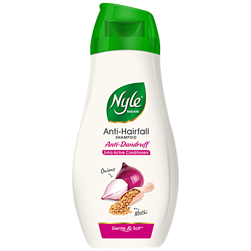 Buy Nyle Anti-Dandruff Anti-Hair Fall Shampoo - With Onion & Methi ...
