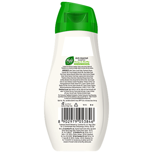 Buy Nyle Strong & Healthy Anti-Hair Fall Shampoo - With Almonds, Green ...