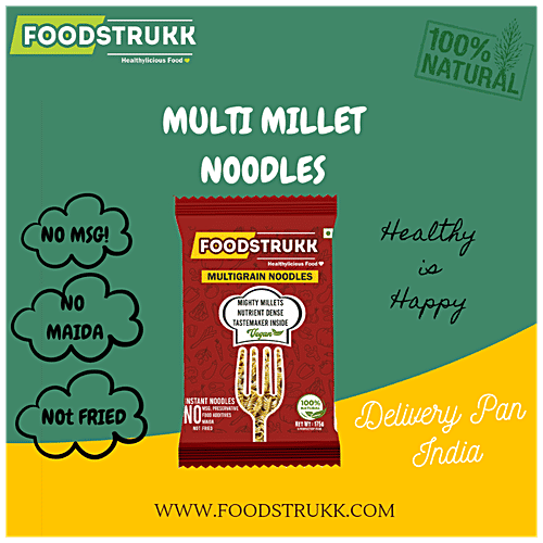 Buy Foodstrukk Multigrain Noodles - Mighty Millet, Nutrient Dense, 100% ...