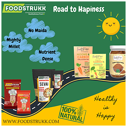 Buy Foodstrukk Multigrain Noodles - Mighty Millet, Nutrient Dense, 100% ...