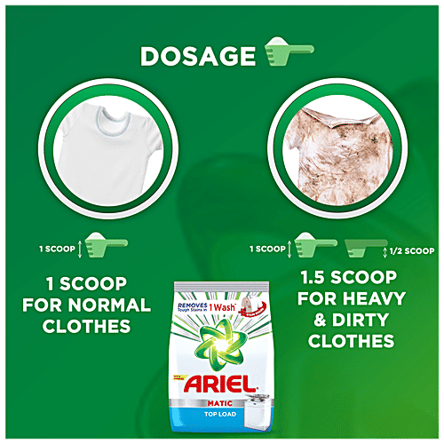 Buy Ariel Matic Top Load Detergent Powder - Removes Tough Stains ...