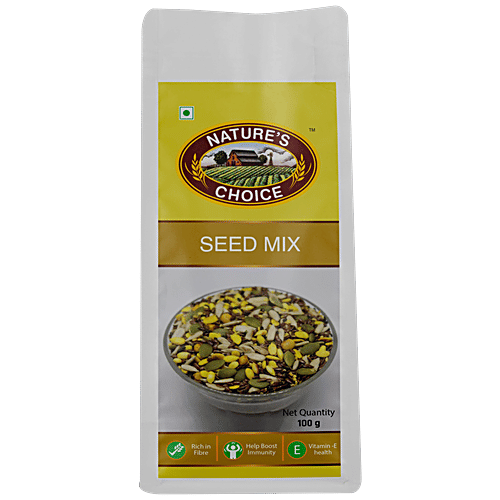 Buy Nature's Choice Seeds Mix - Fibre, Vitamin E Rich, Healthy Snack ...