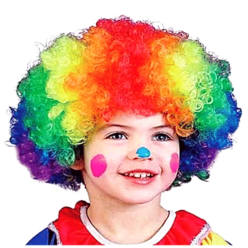 Buy Creative Space Holi Color/Gulal Malinga Hair Wig/Cap,Protects Scalp ...