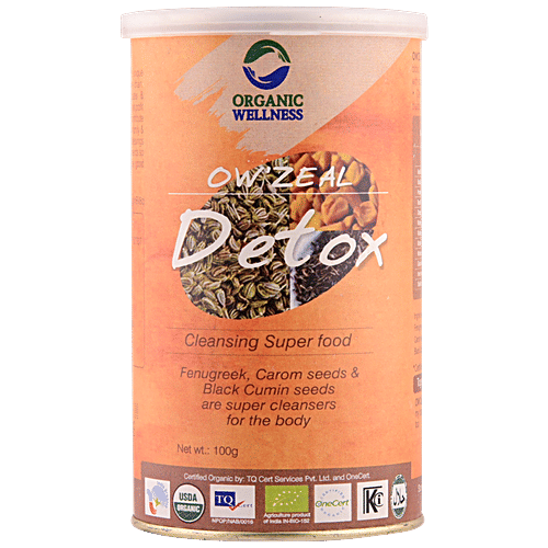 Buy Organic Wellness Ow' Zeal Detox Seeds - Cleansing Super Food, Rich ...