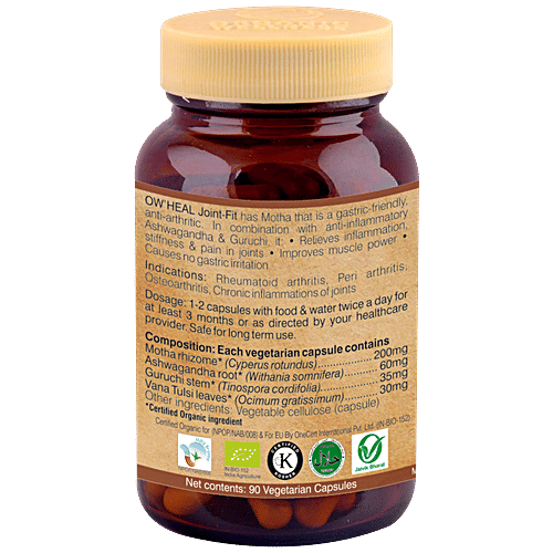 Buy Organic Wellness Ow' Heal Joint-Fit Capsules - Anti-Arthritic ...