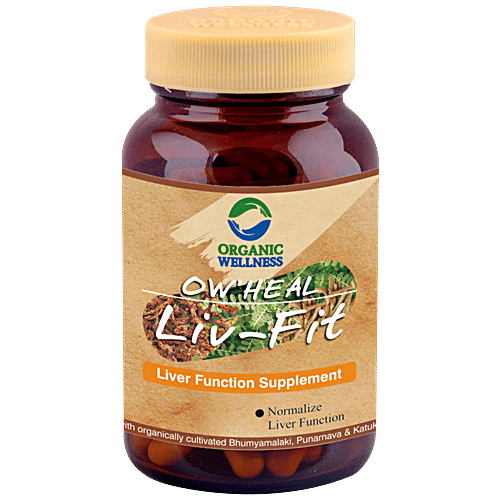 Buy Organic Wellness Ow' Heal Liv-Fit Capsules - Herbal Extract, Health ...