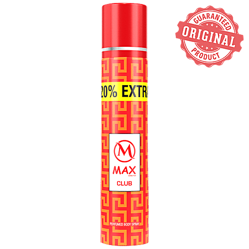 Buy Max Collection Club Perfumed Body Spray - Long Lasting Fragrance ...