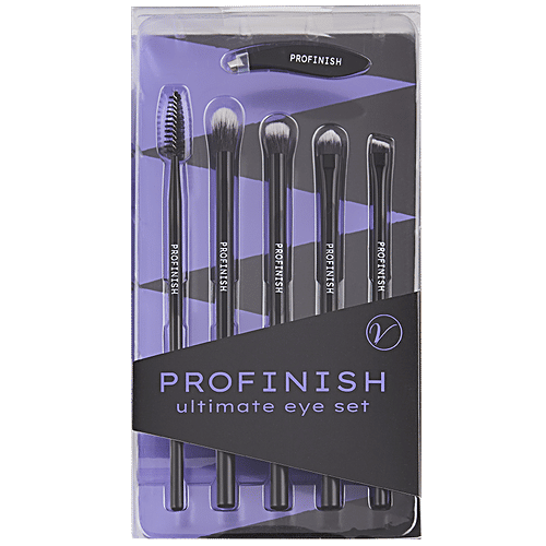 Buy Profinish Ultimate Eye Cosmetic Brush Set - Fine Synthetic Material ...