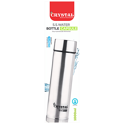 Buy Crystal Crystal SS Capsule Water Bottle Online at Best Price of Rs ...