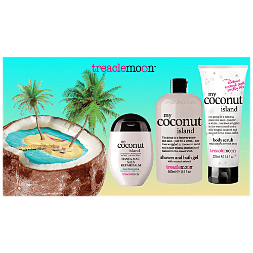 Buy Treaclemoon My Coconut Island Shower & Bath Gel - Vegan, No Paraben ...