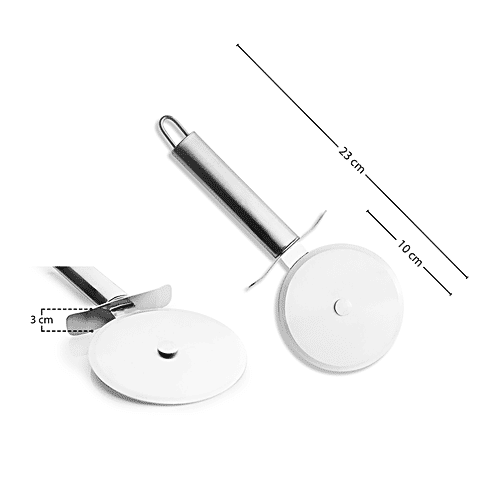 Buy Omega Stainless Steel Pizza Cutter - Heavy Duty, Durable, For ...