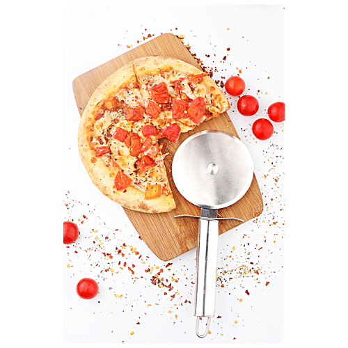 Buy Omega Stainless Steel Pizza Cutter - Heavy Duty, Durable, For ...
