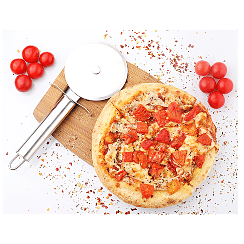 Buy Omega Stainless Steel Pizza Cutter - Heavy Duty, Durable, For ...