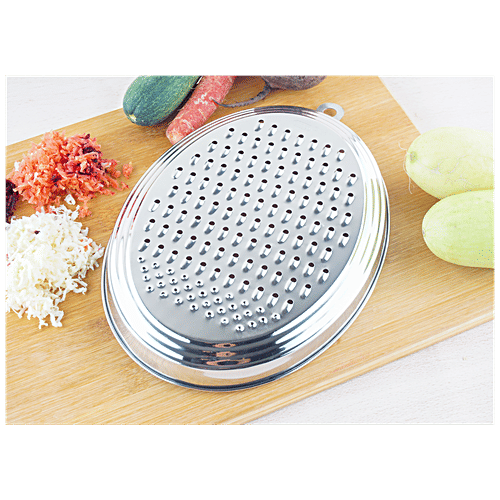 Buy Omega Stainless Steel Grater - Oval, Durable, For Grating ...